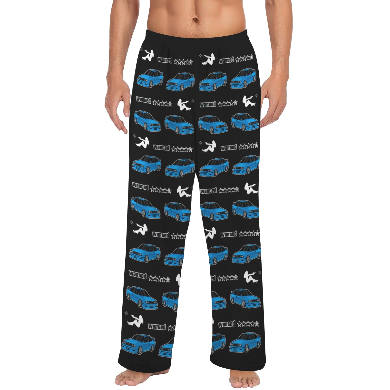 E30 “WANTED” Pajama Pants Unisex | Sokuraii