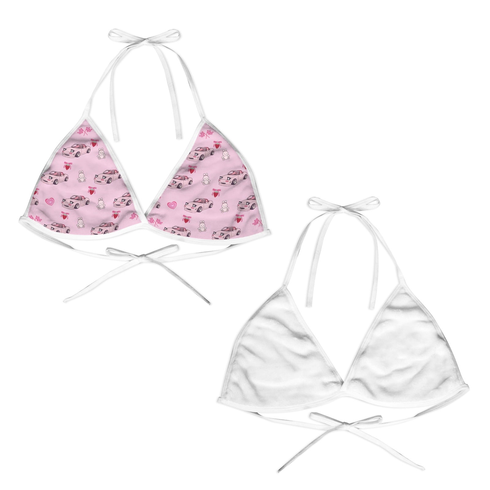 Miata Pink Triangle Bra Women's | Sokuraii